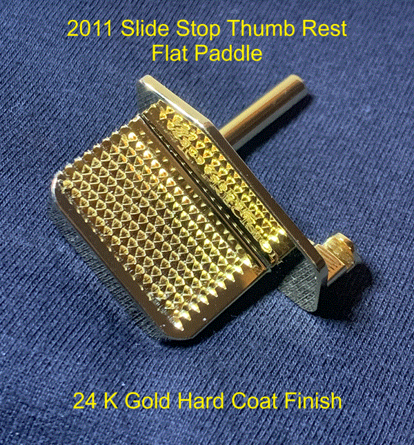 Slide Stop Thumb Rest for 2011 with Agressive Stippling from Zadik ...
