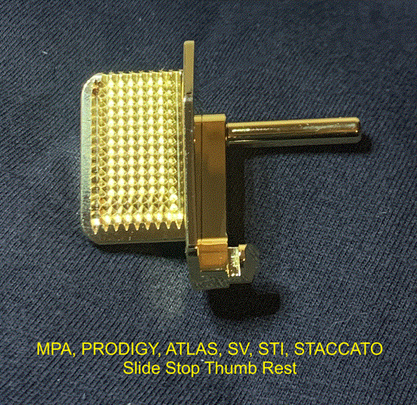 Slide Stop Thumb Rest for 2011 with Agressive Stippling from Zadik ...